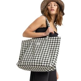 Roxy Strandtasche »Sweeter Than Honey« Anthracite Check Me Out Big Yw Einheitsgröße Einheitsgröße Material: Einfarbiger Canvas-Stoff aus 70 %...
