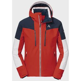 Sch&ouml;ffel SCH&Ouml;FFEL Outdoorjacke &raquo;Ski Jacket Tanunalpe M&laquo; mit Kapuze 2070 - rot 52 52 Komplett versiegelte N&auml;hte bei 10.000 mm Wassers&auml;ule & hoher...