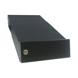 Renz Mauerdurchwurf Briefkasten in RAL 7016 mit 2 Tastern - T: 33-50 cm - D-042