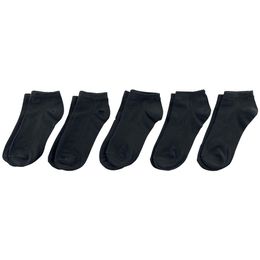 Urban Classics No Show Socks 5-Pack Socken schwarz in EU 47-50 TB1470 black