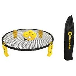 Trampolinnetz L.A. Sports "Bounce Ball Deluxe Set", gelb (gelb, schwarz), Sport-Netze, B/H/L: 96,52cm x 22,8cm x 96,52cm Durchmesser 96,52cm, Kunstfaser, Stahl, B:96,52cm H:22,8cm L:96,52cm