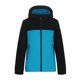 Softshelljacke Icepeak "KONAN JR", Kinder, Gr. 152, turquoise1, Softshell, Obermaterial: 100% Polyester, sportlich, hoch geschlossener Ausschnitt, Langarm Bündchen, Jacken