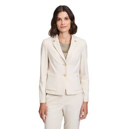 Kurzblazer Betty Barclay "Betty Barclay Kurzblazer langarm", Damen, Gr. 48, grau, Obermaterial: 62% Polyester, 34% Viskose, 4% Elasthan. Futter: 100% Polyester., modisch, tailliert normal, Langarm, Blazer, Material