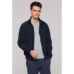 Outdoorjacke CMPD, Herren, Gr. M, blau, Web, Material: 100% Polyamid, bestickt, regular fit normal, eingesetzt Rippb&uuml;ndchen, Jacken Outdoorjacke, mit Stehkragen