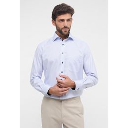 Langarmhemd Eterna "COMFORT FIT", Herren, Gr. 50, Normalgr&ouml;&szlig;en, blau (hellblau), 100% Baumwolle, normal, Manschette, Hemden, NON IRON (b&uuml;gelfrei)