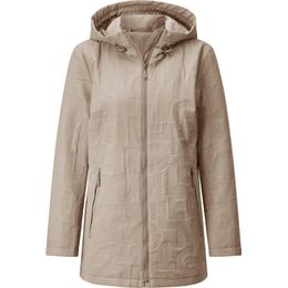 Damen Jacke mit leichter Wattierung beige, Gr&ouml;&szlig;e 42