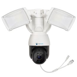 LUVISION LED Flutlicht PTZ WLAN Überwachungskamera mit Bewegungsverfolgung Lampe AI Auto Tracking