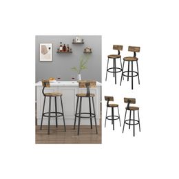 VICCO Barhocker-Set Caracas Eiche rustikal 37 x 102 cm 2 Teile