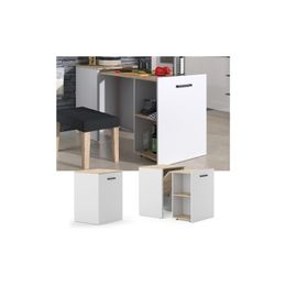 VICCO Esstisch Adam Greige Eiche 60 x 150,2 cm