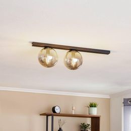 EMIBIG LIGHTING Deckenlampe Fit, schwarz/grafit, zweiflammig