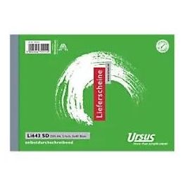 URSUS Style Lieferscheinbuch LI643SD A6 quer 3x40 Blatt selbstdurchschreibend