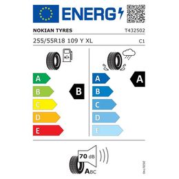 NOKIAN TYRES [Nokian] 255/55R18 109Y - Hakka Black 3 Sommerreifen T432502