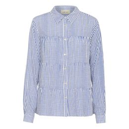 Cream Blouse 'Tiah Malinka' female Blue size 40