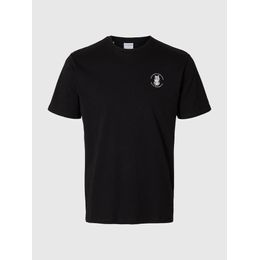 Selected T-Shirt Herren Gr&ouml;&szlig;e XL schwarz / wei&szlig;