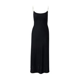 Hollister Kleid Damen Größe 38 schwarz / weiß Winterkleid