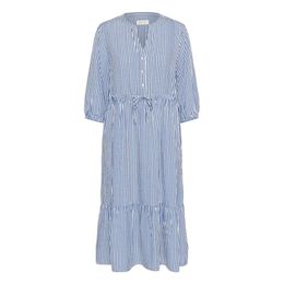 Cream Kleid 'Tiahi' Damen Größe 42 blau / weiß Winterkleid
