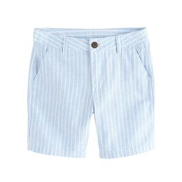 next Shorts Jungen Gr&ouml;&szlig;e 104 hellblau / wei&szlig;