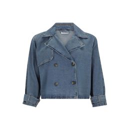 Noisy may Curve Between-Season Jacket 'NMARIZONA' female Blue size 50