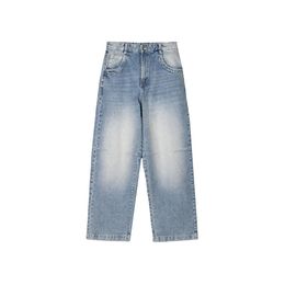 Bershka Jeans male Blue size 36