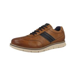 Bugatti Sneaker 'ARY01' Herren Gr&ouml;&szlig;e 45 cognac / anthrazit / schwarz