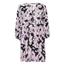 Kaffe Kleid 'Victoria' Damen Größe 40 flieder / schwarz / offwhite Winterkleid