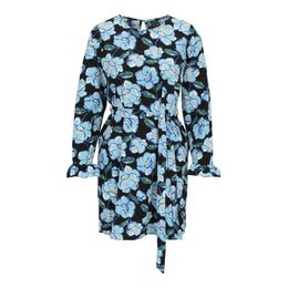 Vero Moda Petite Kleid 'VMALEA NINA' Damen Gr&ouml;&szlig;e 44 blau / hellblau / tanne / schwarz Winterkleid