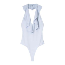 Bershka Shirt Bodysuit female Blue size S