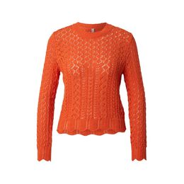 Only Pullover 'ONLSAGA' Damen Größe XL orangerot