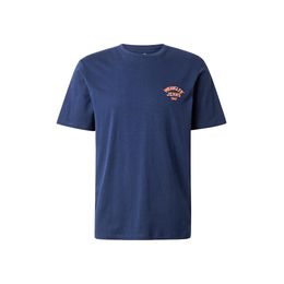 Wrangler T-Shirt 'SMALL LOGO TEE' Herren Größe M marine / orange