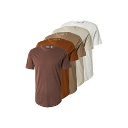 Only & Sons Only & Sons T-Shirt 'ONSMATT' Herren Gr&ouml;&szlig;e L beige / braun / cognac / hellgrau / wei&szlig;
