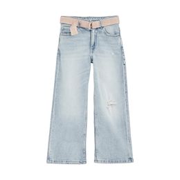 WE Fashion Jeans Mädchen Größe 128 hellblau