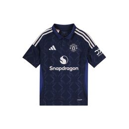 adidas Performance Funktionsshirt 'Manchester United 24/25' Jungen Größe 128 blau / dunkelblau / weiß