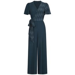 HotSquash Jumpsuit Damen Gr&ouml;&szlig;e S/M blau / marine / grau