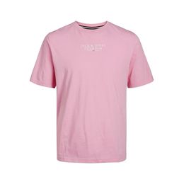 Jack & Jones Premium T-Shirt 'JPRBLUArchie' Herren Größe S hellpink / weiß
