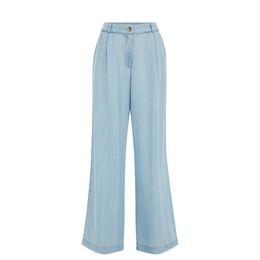 WE Fashion Pleat-Front Pants female Blue size 38