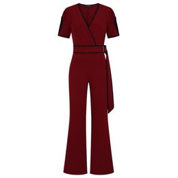 HotSquash Jumpsuit Damen Gr&ouml;&szlig;e M weinrot / schwarz