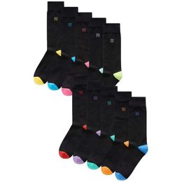 next Socken Herren Gr&ouml;&szlig;e 43/45 blau / azur / himmelblau / hellblau / gelb / hellgr&uuml;n / lila / orange / hellpink / rot / schwarz