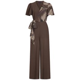 HotSquash Jumpsuit Damen Gr&ouml;&szlig;e XS/S beige / braun / schwarz
