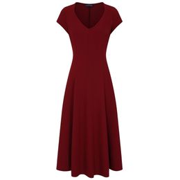 HotSquash Kleid Damen Gr&ouml;&szlig;e 44 weinrot Winterkleid