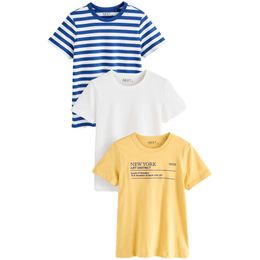 next Shirt female Blue, Yellow, White size L