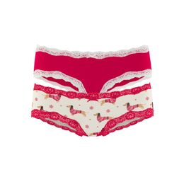 Lascana Panty female Red size 44/46