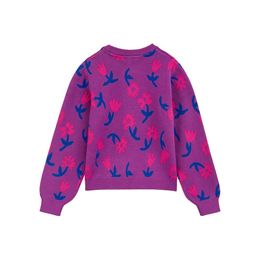 WE Fashion Pullover M&auml;dchen Gr&ouml;&szlig;e 110/116 indigo / lila / pink