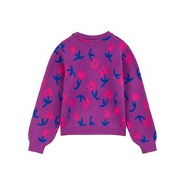 WE Fashion Pullover M&auml;dchen Gr&ouml;&szlig;e 110/116 indigo / lila / pink