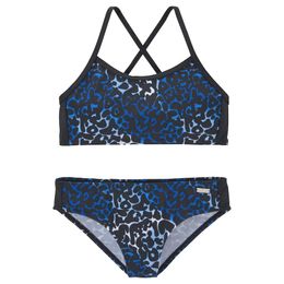 Buffalo Bikini M&auml;dchen Gr&ouml;&szlig;e 122/128 blau / schwarz
