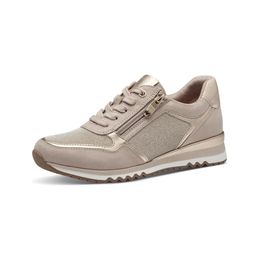 Marco Tozzi Sneaker '23749' Damen Gr&ouml;&szlig;e 41 beige / gold