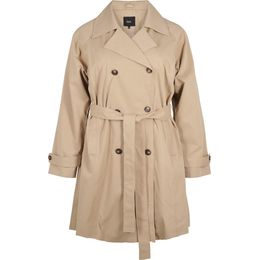 ZIZZI Jacke 'Mpalma' Damen Gr&ouml;&szlig;e XL/XXL dunkelbeige