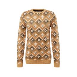 Blend Pullover Herren Gr&ouml;&szlig;e XXXL cognac / cappuccino / schwarz / wei&szlig;