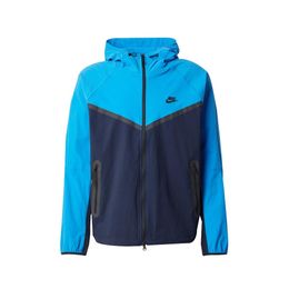 Nike Sportswear Jacke Herren Gr&ouml;&szlig;e S navy / neonblau / schwarz
