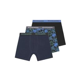 Scotch & Soda SCOTCH & SODA Boxershorts Herren Größe M blau / nachtblau / grün / schwarz