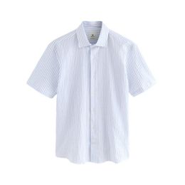 next Button Up Shirt male Blue size XXL